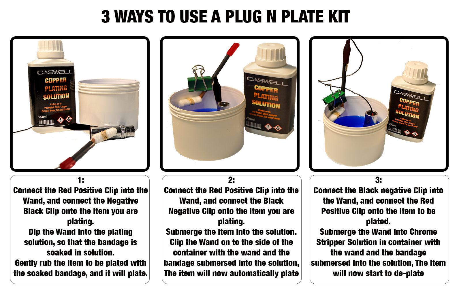 Caswell Flash Copper Plating Kit - 4.5 Gals